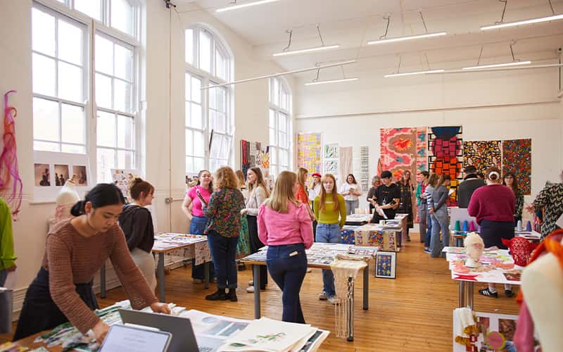 Success for students at the annual BA (Hons) Textile Design Industry ...